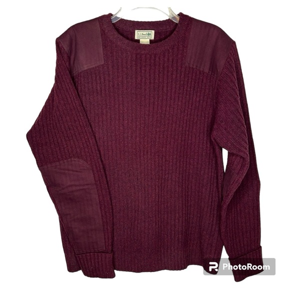 L.L. Bean | Sweaters | Vintage Ll Bean Commando Sweater Merino Lambs ...